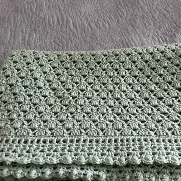 Hand Crafted | Other | Handmade Crochet Hypoallergenic Mint Baby ...
